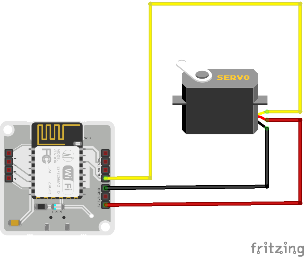 Servo Motor Control with Bolt IoT