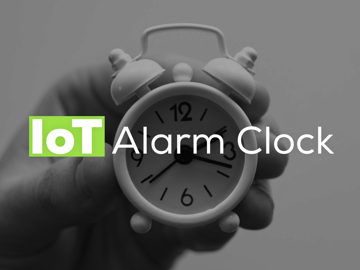 Alarm clock using Bolt WiFi module