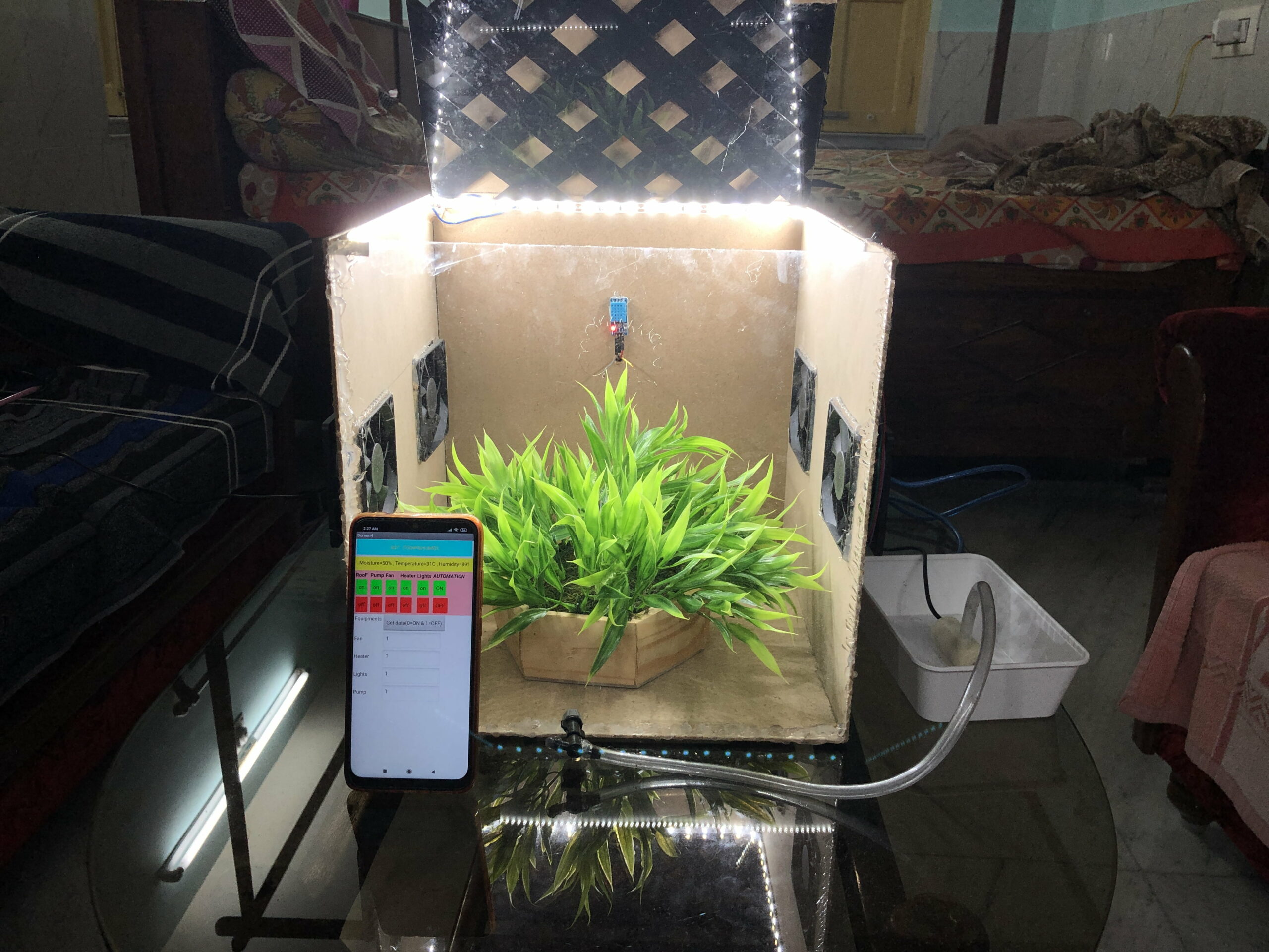 Smart Green House System Using Bolt IoT